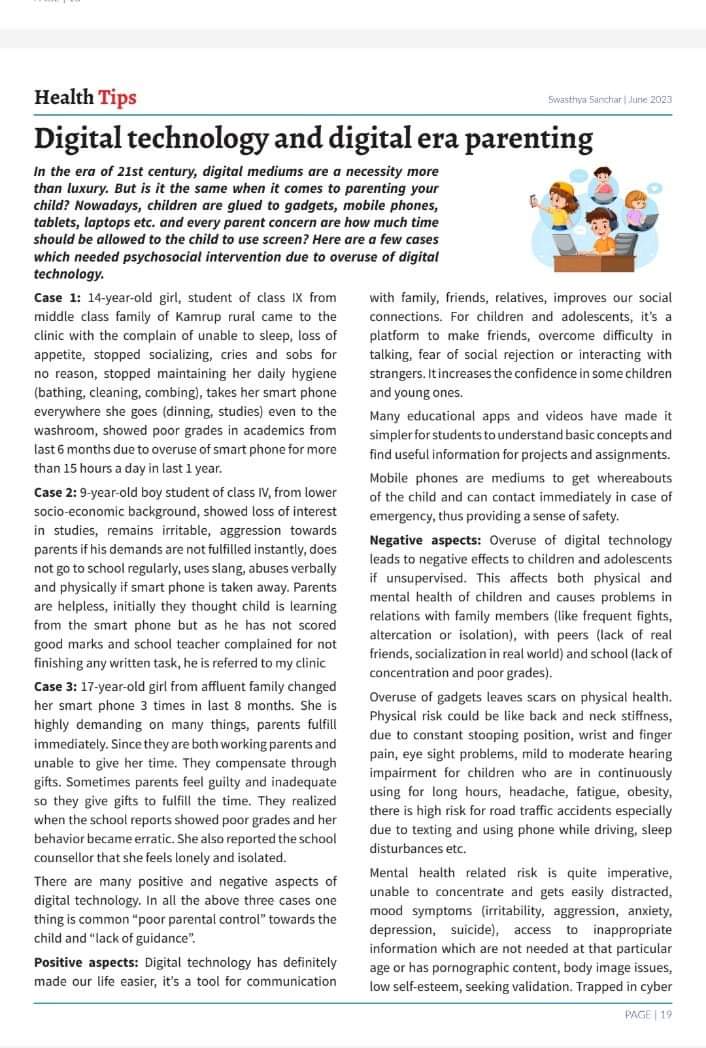 Digital technology and digital era parenting by Dr Bornali Das | Global ...